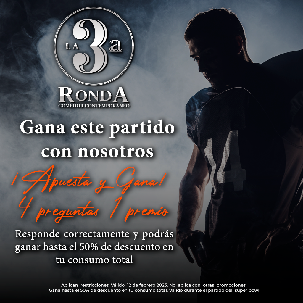 Menú Tlaxcala – La 3a Ronda