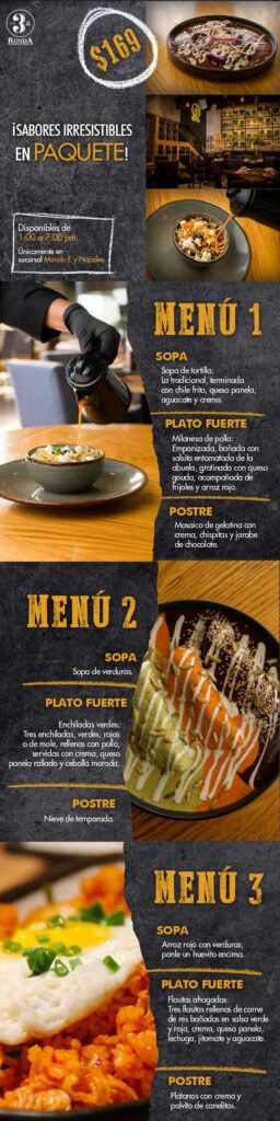 Menú Mundo E – La 3a Ronda